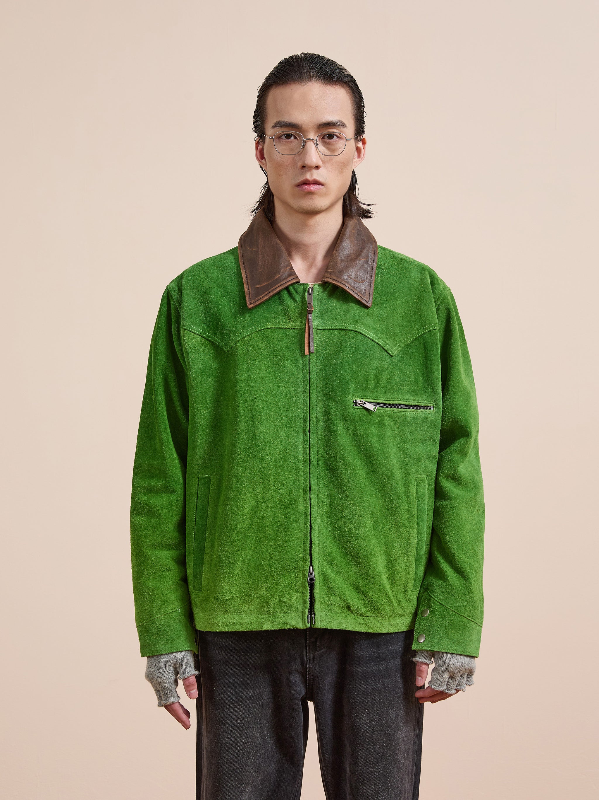 Suede Western Work Jacket
